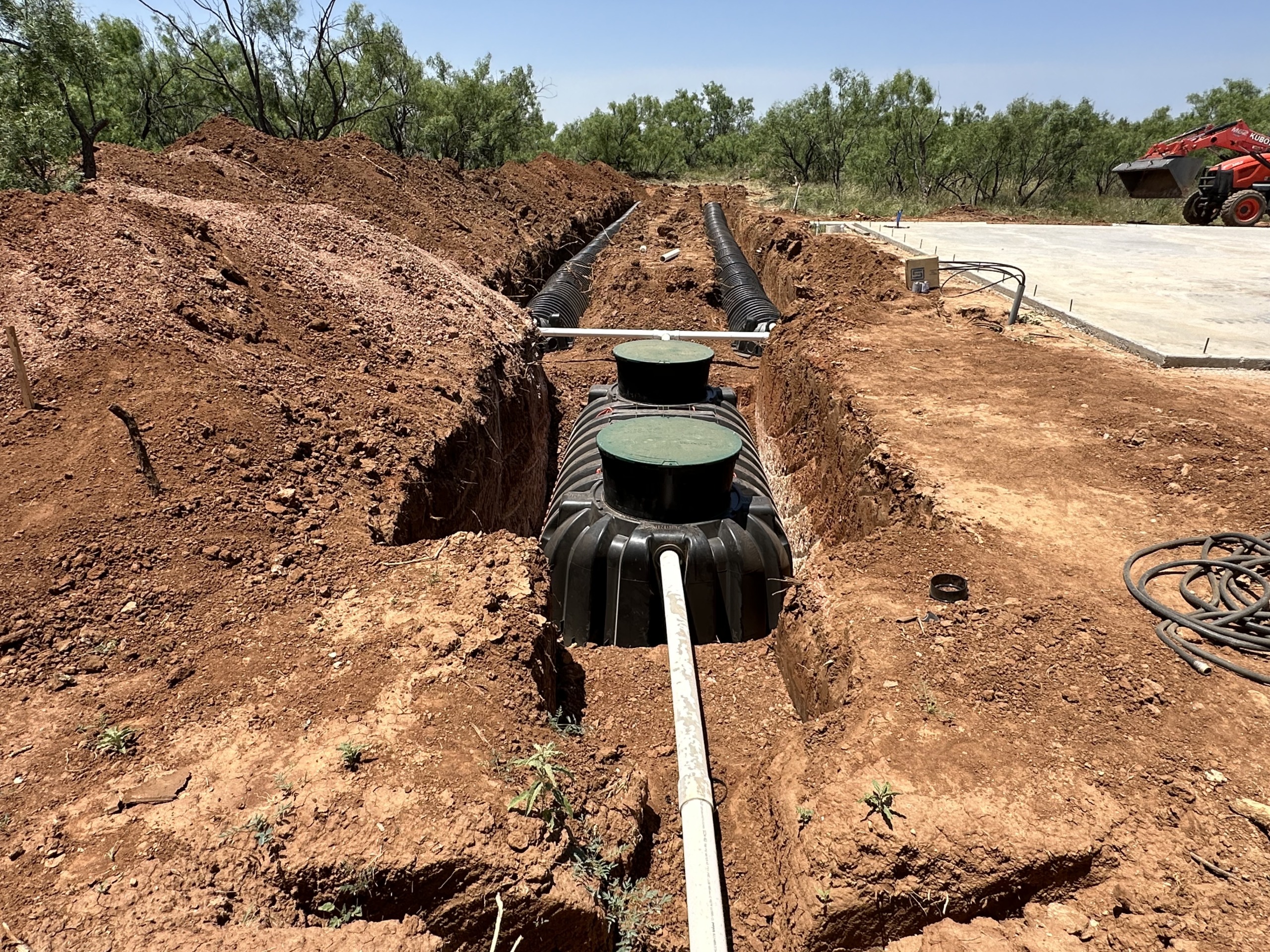 Septic Tank Installation By: Old Maverick Construction - Hindman Ready ...